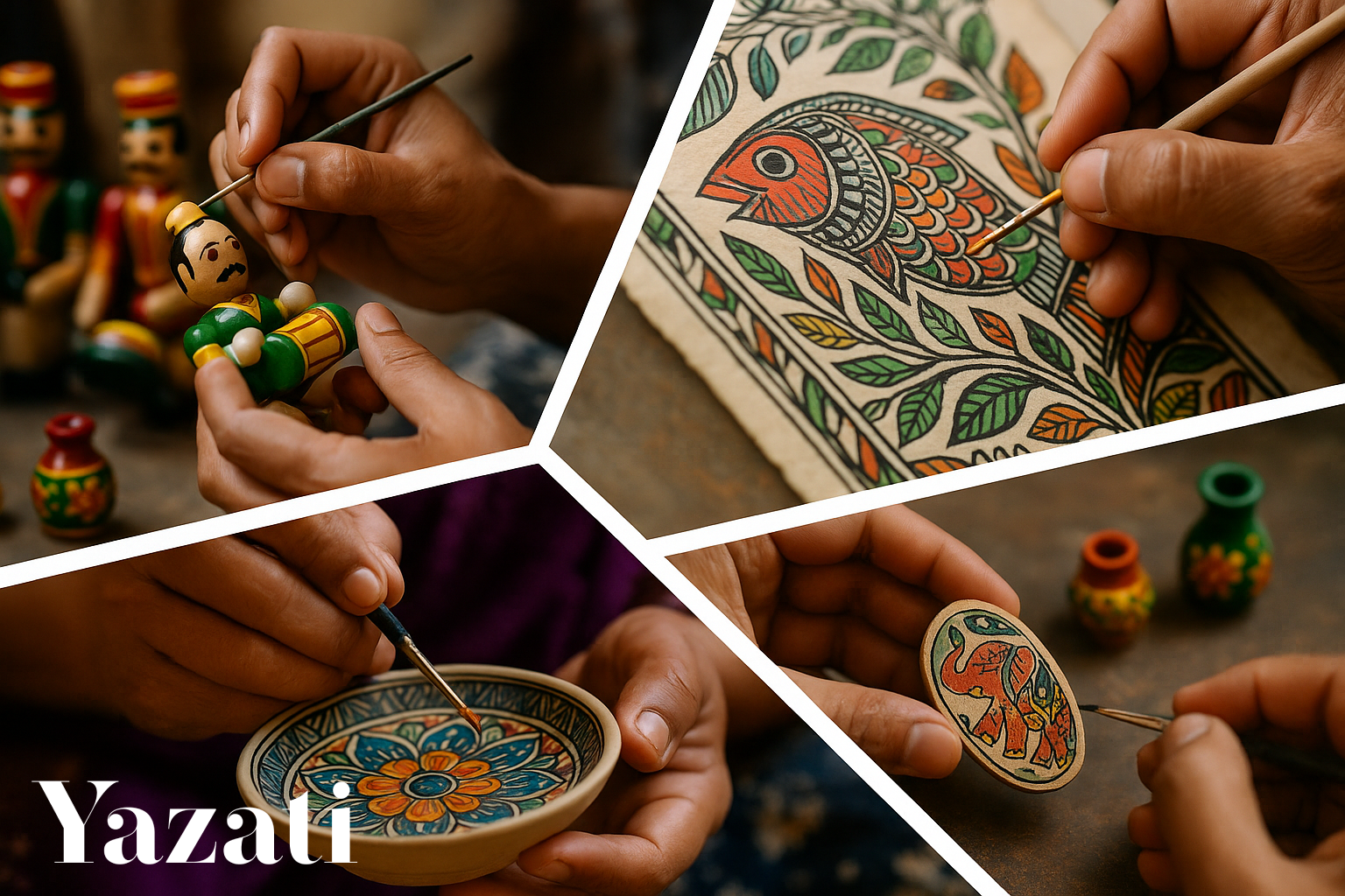 Hand-Painted Crafts: Why Global Collectors Love Indian Originals - Yazati