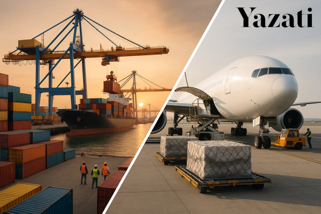 Understanding Sea vs. Air Freight for Indian Exports - Yazati