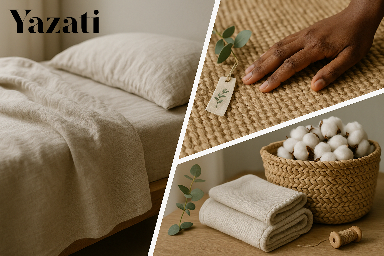Why Linen, Jute, and Cotton Are the Future of Home Textiles - Yazati